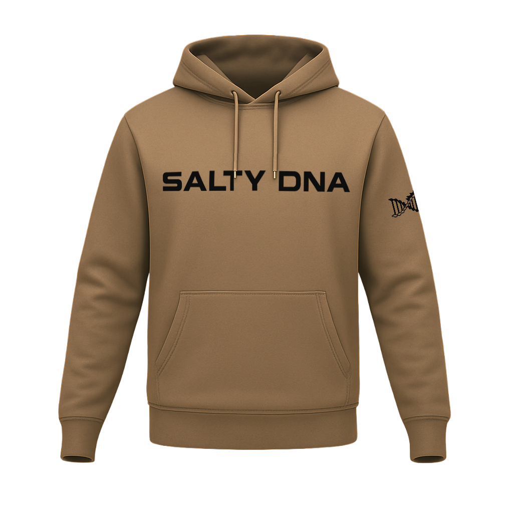 Lettered Front Hoodie | Salty DNA Originals